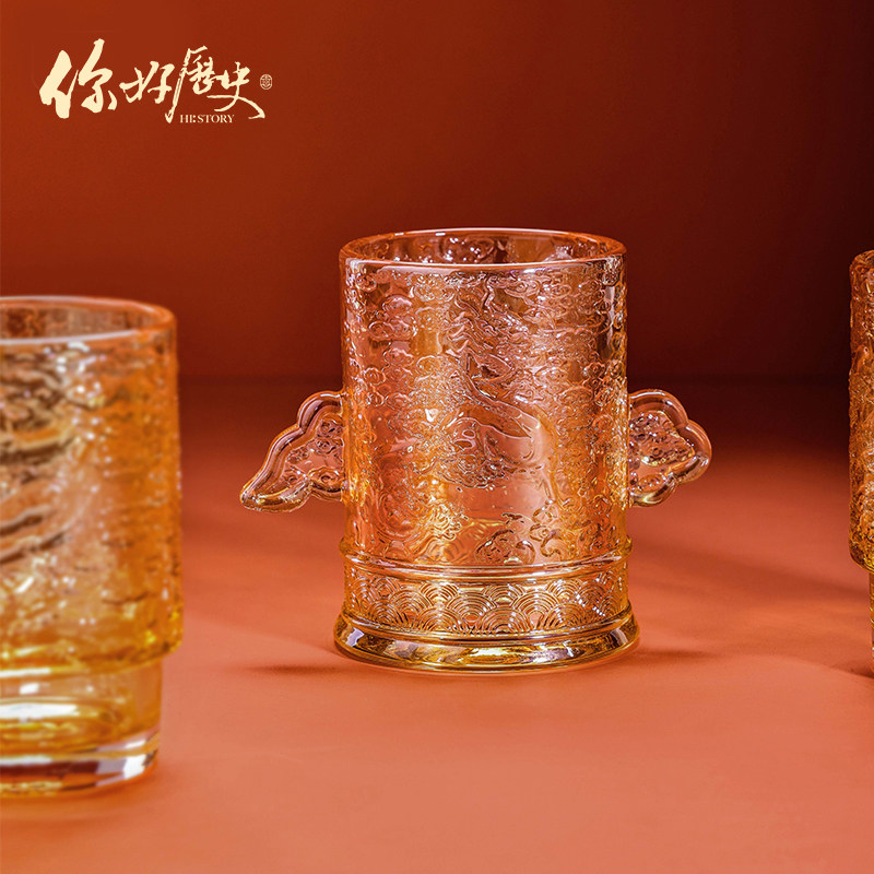 Hello History Retro Glasbecher - Huabiaozhu Struggling Ear Cup Geschenkset