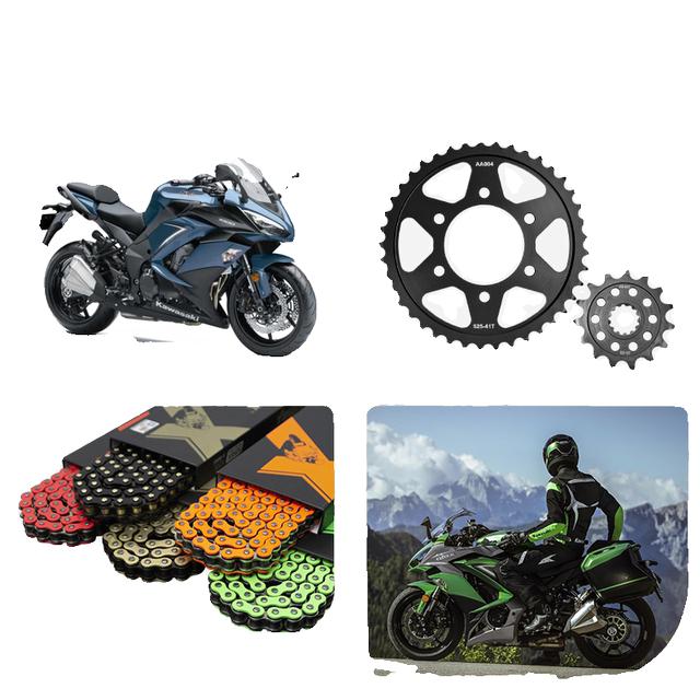 Suitable for Kawasaki Z1000 large and small tooth front and rear ...