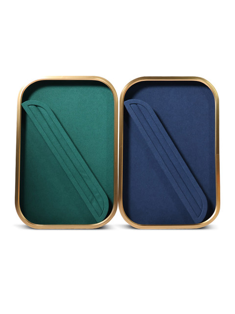 Jin Shijue jewelry tray jewelry display tray metal curved corner ring ...