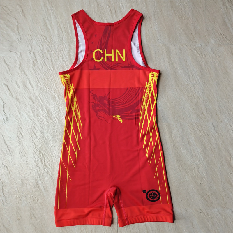 2021 new version chinese team men's china longkou wrestling uniform ...