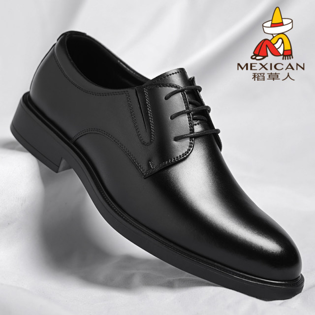 Scarecrow leather shoes men's autumn breathable new men's formal ...