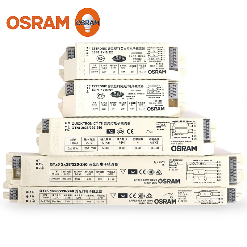 Ballast osram pour lampes fluorescentes t5 et t8