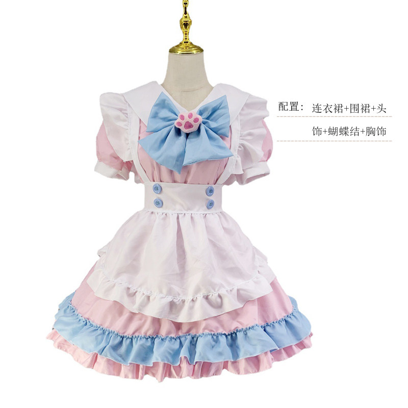 Maid outfit cos cute maid women's clothing boss lolita dress two ...