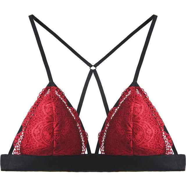 Yunfei mulberry silk sexy bra without steel ring for women French ...