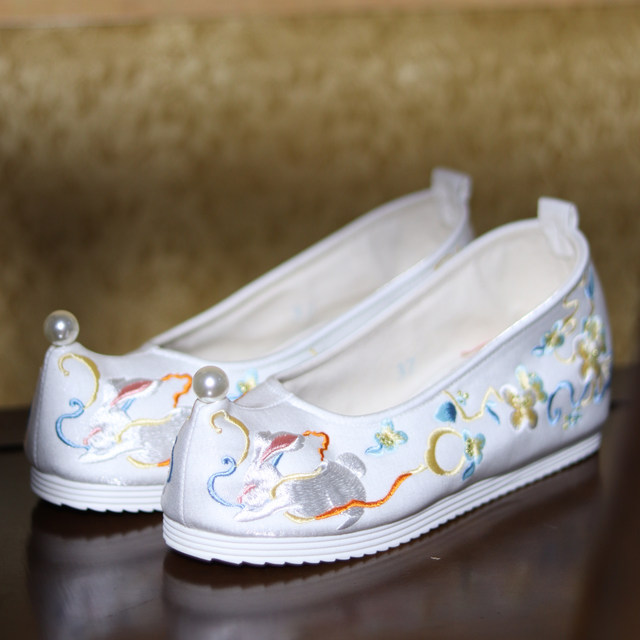Jiangnan Zhuji original Hanfu shoes female ancient style embroidered ...