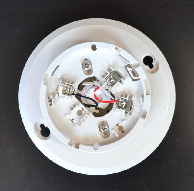 NOTIFIER B501BH buzzer base for 851 series smoke and temperature detectors