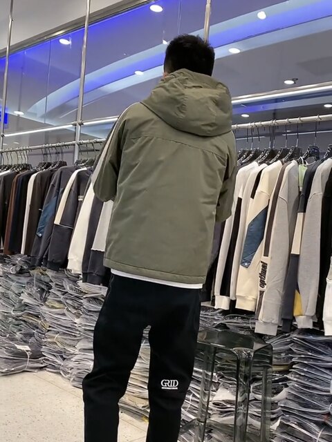 New men's cotton jackets, trendy loose casual cotton jackets, trendy ...