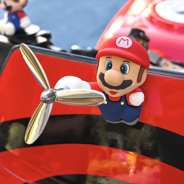 3D Flying Mario 9 Mavericks electric car ornaments motorcycle Yadi ...