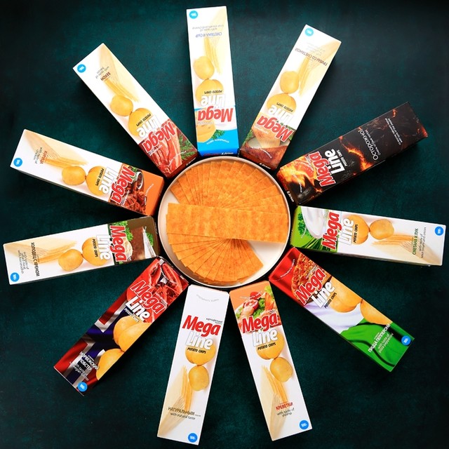 Belarus imported potato chips megaline Aston lovers ultra-thin strips ...