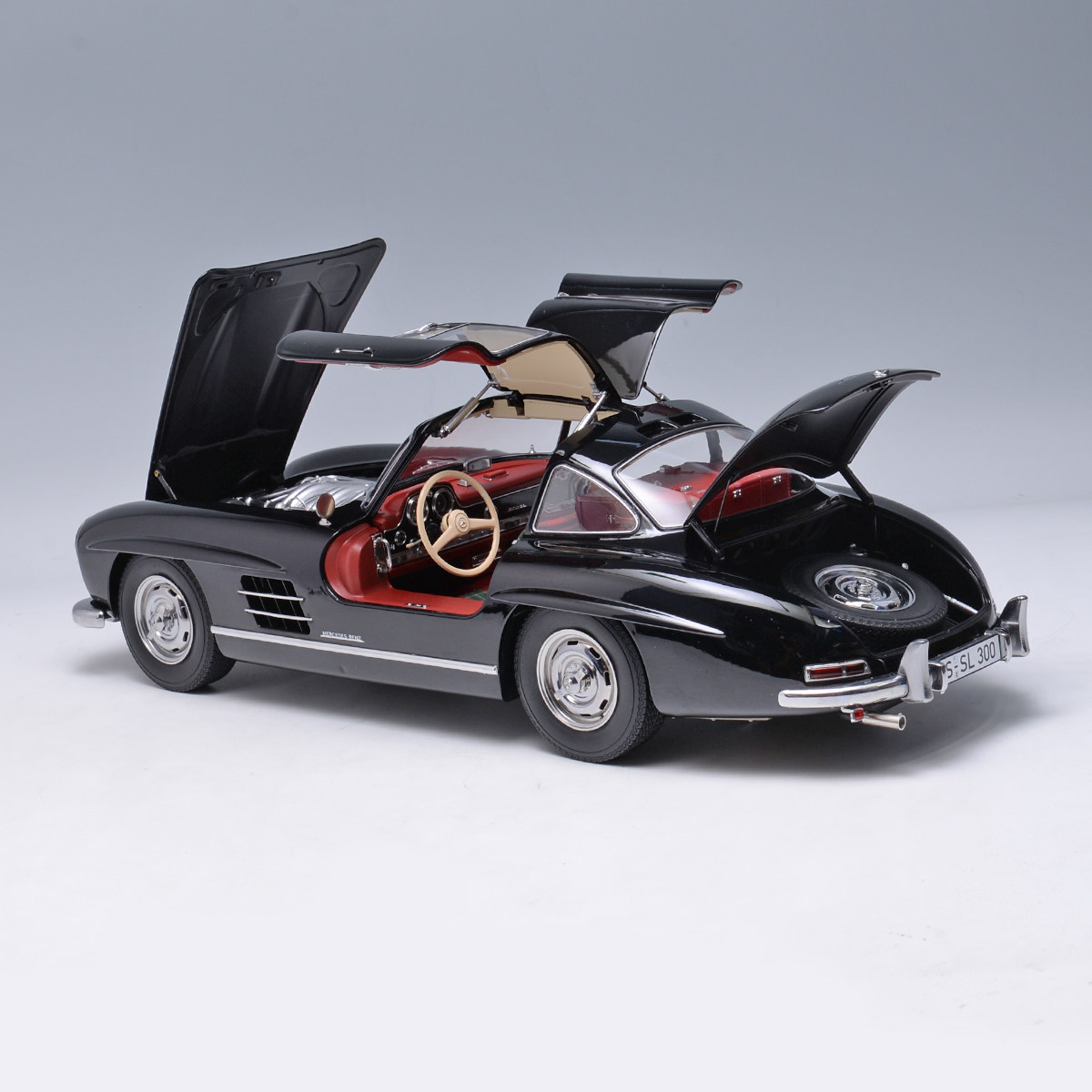 Original 1:12 Mercedes Benz300SL Black Limited Edition Alloy Drive ...