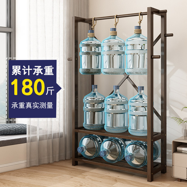 Floor-standing bedroom double-rod clothes hanger multifunctional simple ...