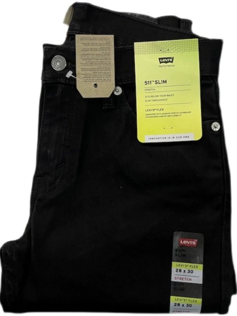 Spot Levi's/Levis Men's 511 Black Slim Narrow Jeans Autumn and Winter ...