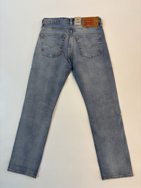 Spot Levi's/Levi's men's 501 blue wash torn straight jeans #005013268