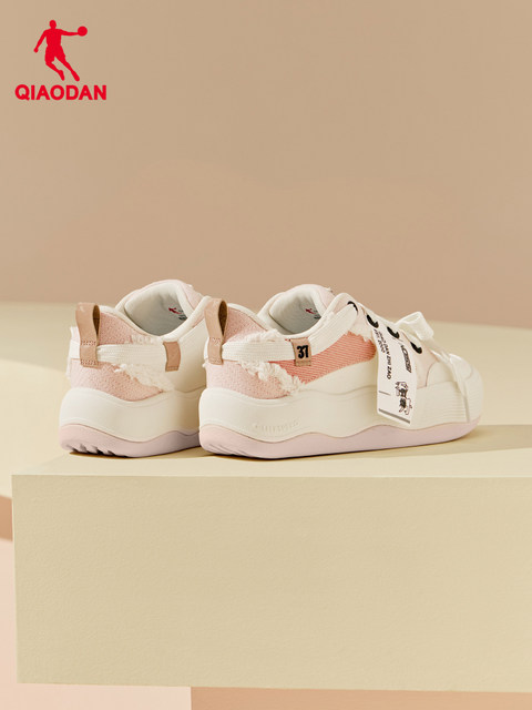 Jordan versatile summer pink canvas shoes for women's sports and casual ...