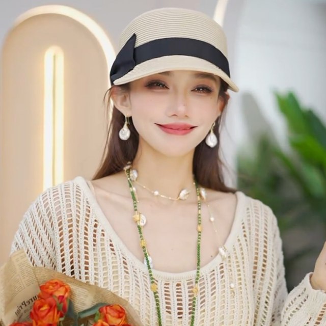 2025 new fashionable and beautiful summer hat for women versatile ...