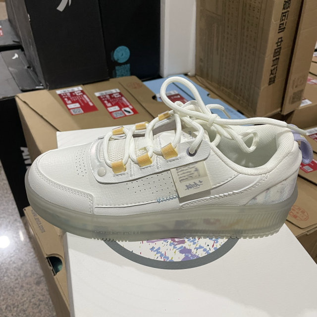 Anta jelly shoes stash summer new transparent sole casual sports white ...