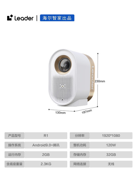 Haier Smart Home Projector Leader Commander Little Magic Project LTR1 ...
