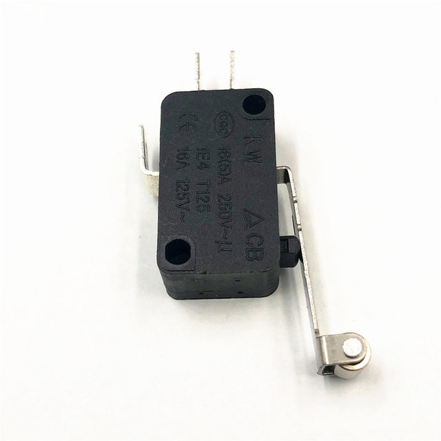 Micro switch limit switch Self -reset switch Long wheel 3 pin KW 16 (5) A 250V