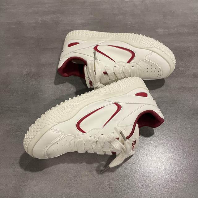 Seventh -seven master's thick -bottomed white shoes female 2024 autumn ...