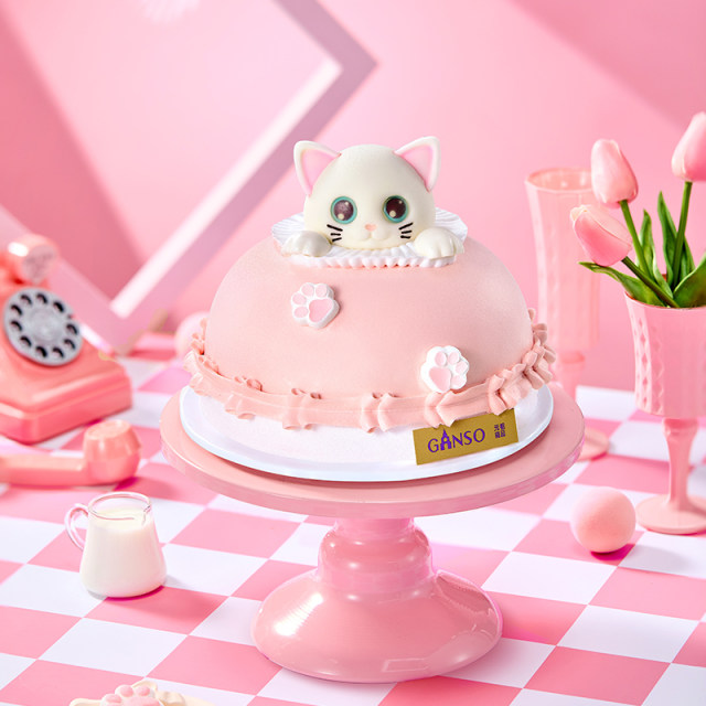 Yuanzu Meow Meow Planet Birthday Cake Fresh Milk Cute Double-layer ...