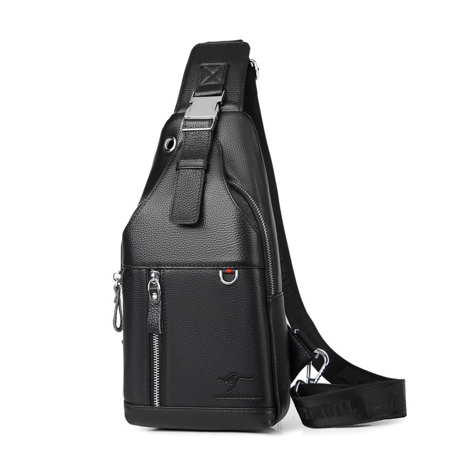 Head layer cowhide bag men's diagonal shoulder bag messenger bag ...