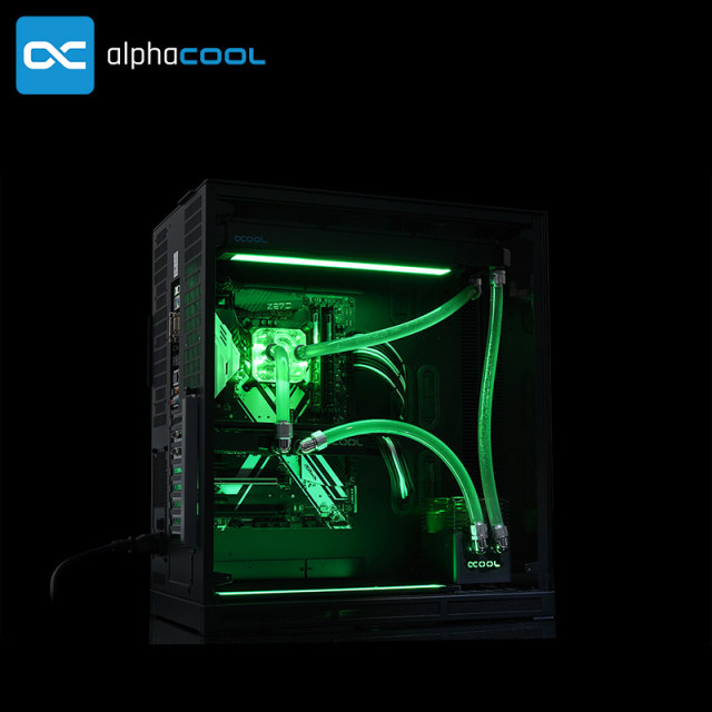 Alphacool water pump water tank integrated D5/DDC/DC-LT pump version