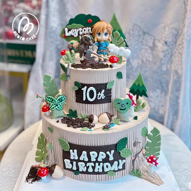Zelda The Legend of Zelda Game Theme Hylia Goddess Link Birthday Cake ...