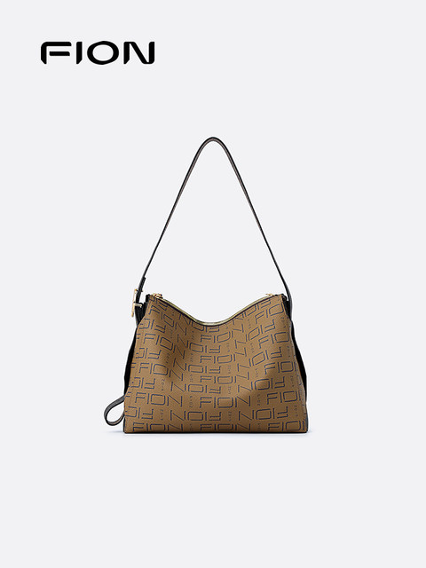 Fion/Fianne stacked bag hobo old flower tote bag women's commuter ...