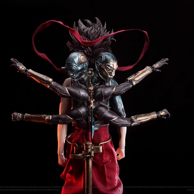 ATOYS number one mold play 1/6 dark myth Nezha AT-0001 mobile puppet ...