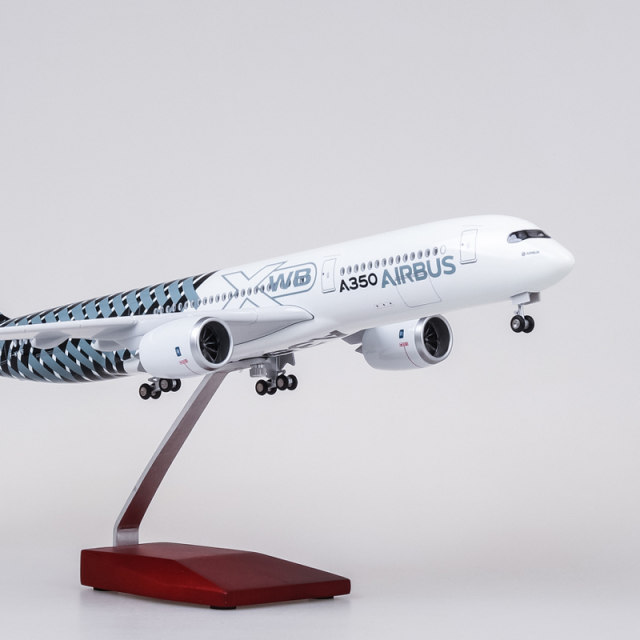 Airbus 350 prototype aircraft model A350 civil airliner carbon fiber ...