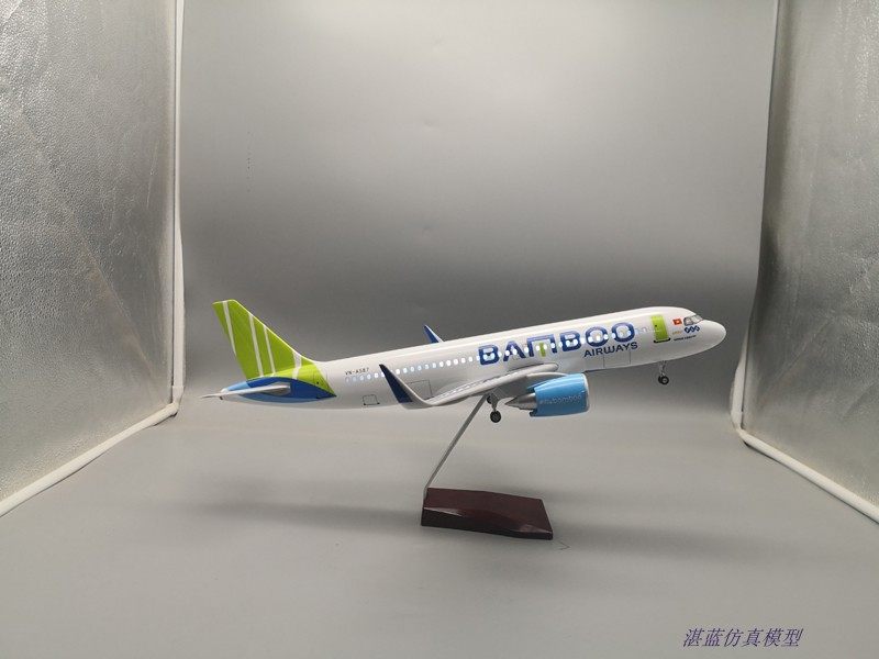Vietnam Bamboo Airways A320 simulated passenger aircraft model ...