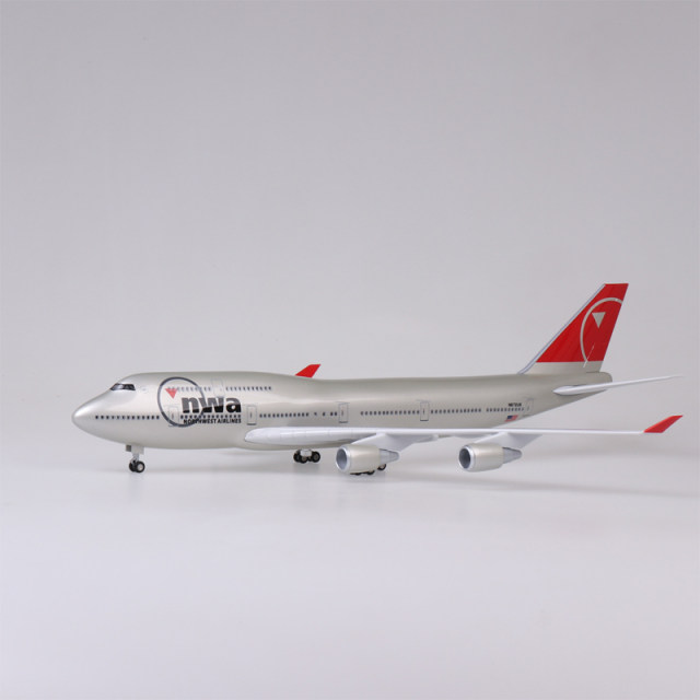 Northwest Airlines passenger aircraft model Boeing 747 civil aviation ...