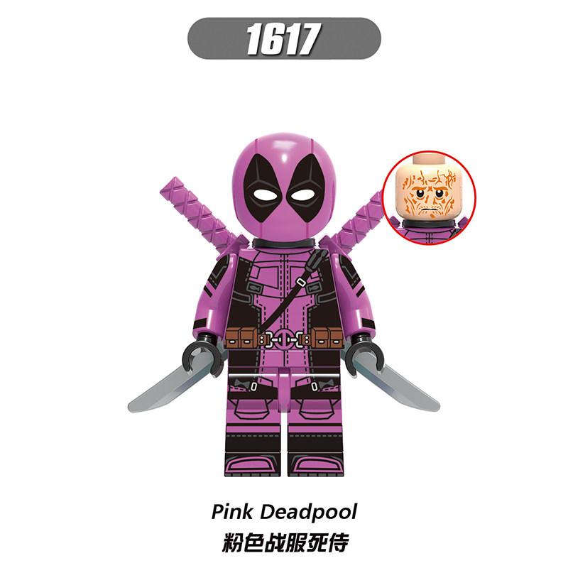 Compatible with LEGO superhero building block minifigure X0302 Deadpool ...