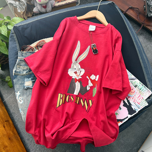 Medium-length large version A.D.Khal paper bag home pure cotton loose retro heavy industry gold ...