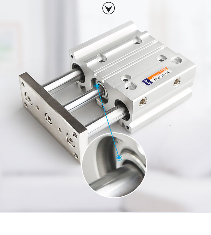 Three-Axis Double Guide Rod Thin Type with Magnetic Air Cushioning ...