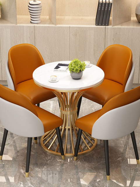 Rock plate leather sales office store beauty salon seating area ...