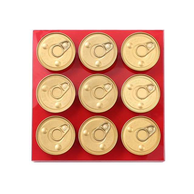 Box cake into the pit gift box contains 9 cans of cream mousse mille ...