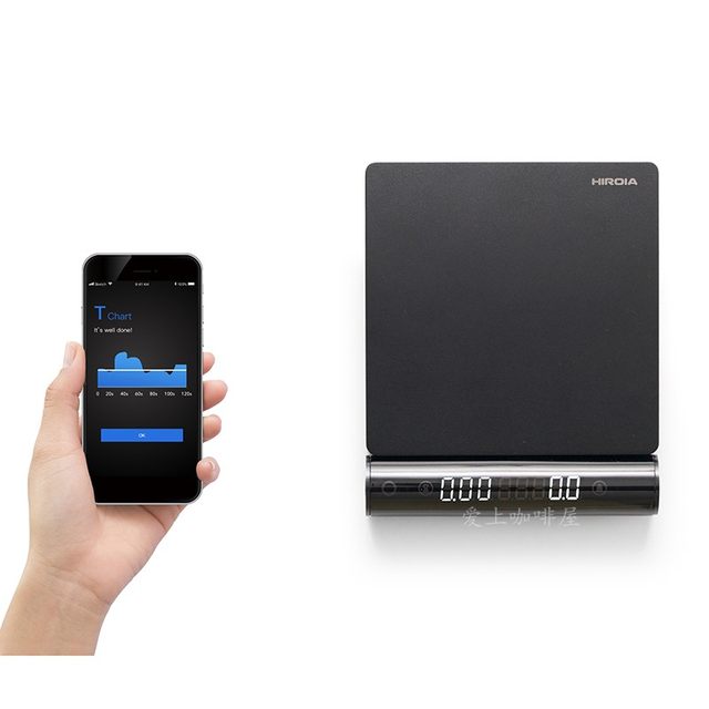 HIROIAJIMMY hand-brewed coffee Italian smart Bluetooth HARIO electronic ...