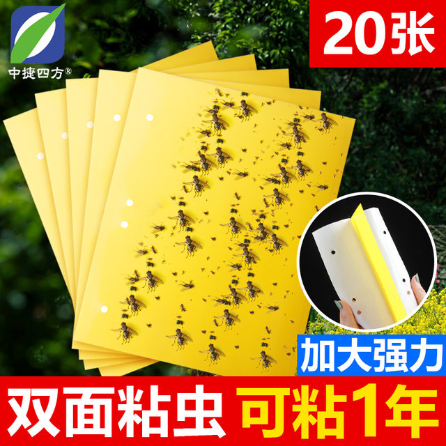 Yellow board double-sided sticky insect board lure blue board sticker ...
