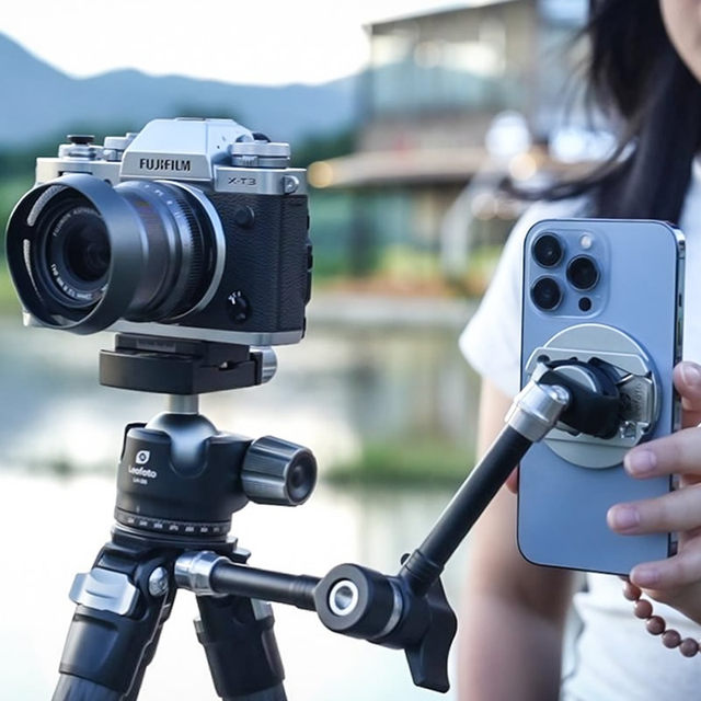 leofoto Litu PM-01 Magnesium Magsafe mobile phone base Aka Express 1/4 snail Confucian Alai ...