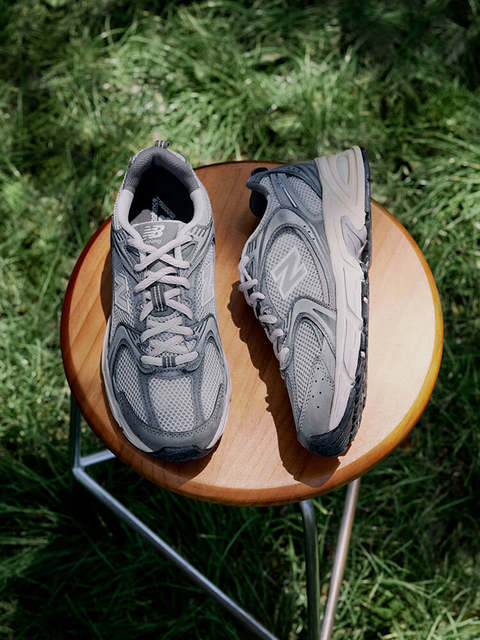 New Balance NB official authentic summer men and women retro gray ...