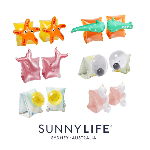 Australian SunnyLife kids inflatable buoyancy arm ring water sleeve ...