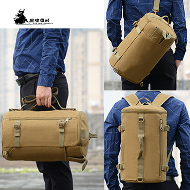 Outdoor sports camouflage backpack, military fan backpack, portable ...