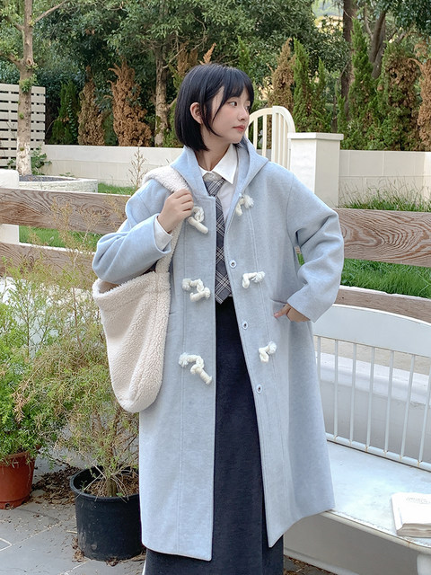 Loyal Dog Small Eight Pear-shaped Homemade X-Long Duffle woolen Coat ...