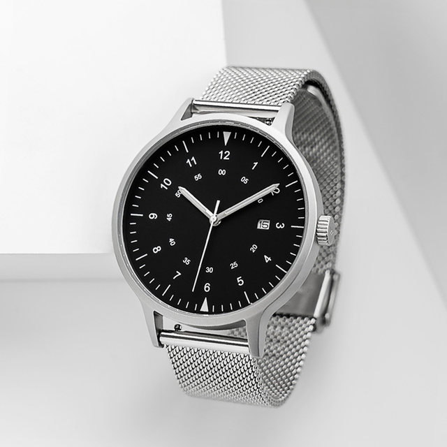 BIJOUONE Bishuwan B70 Milanese steel strap luminous calendar men's and women's original ...