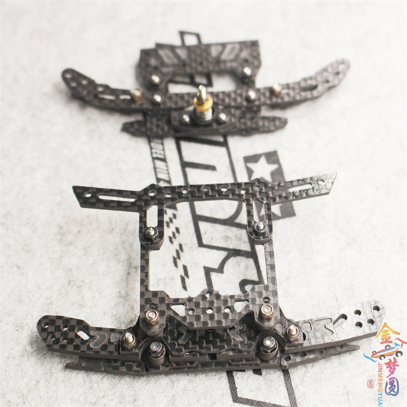 Self-made Tamiya four-wheel drive upgraded and modified MSMSL chassis ...