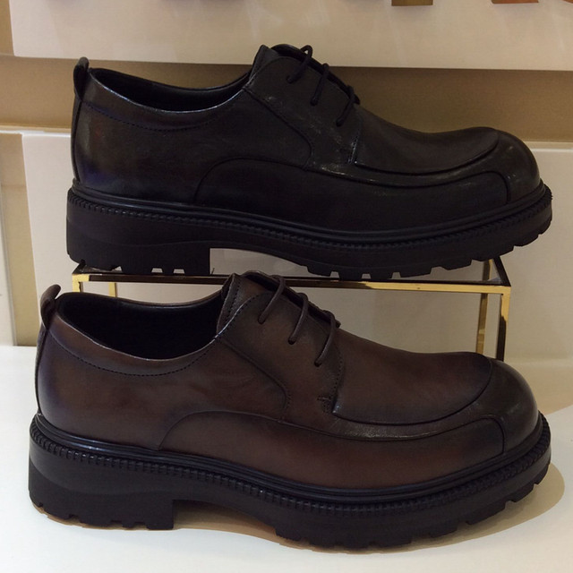 Harson Harson Genuine 2024 New Spring and Autumn Mid -Heel Bring ...