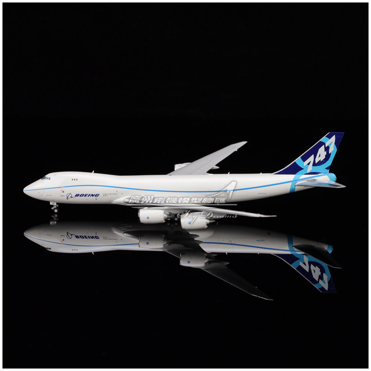 Jcwings LH4349 BOEING HOUSE Color B747-8F prototype N747EX 1: 400