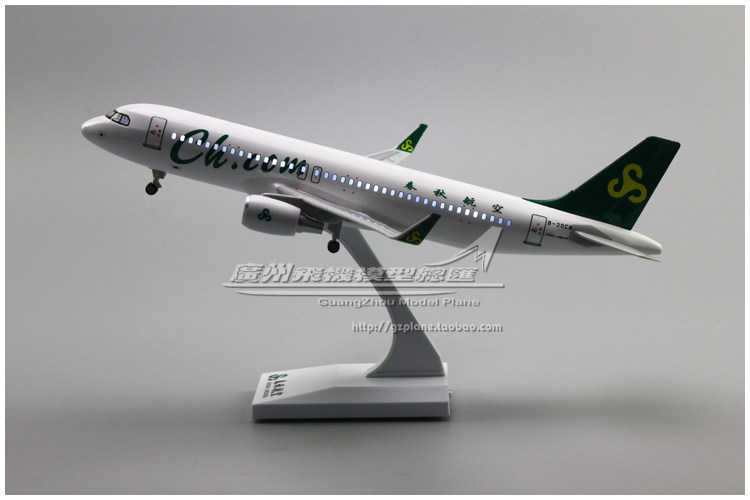 Spring and Autumn Airlines Airbus A320NEOB-30CM Plastic Sensory Bright ...