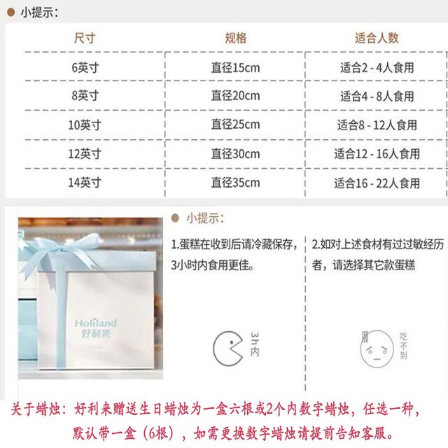 Holiland cake delivery within the city, Beijing, Tianjin, Shenyang ...